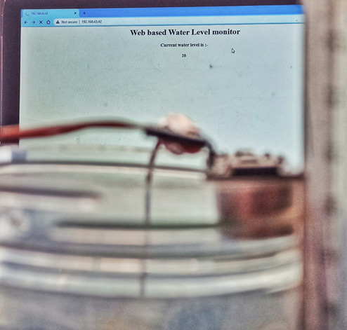 IoT Based Water Level Indicator Using Ultrasonic Sensor