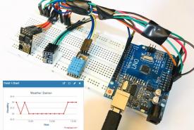 IoT Wireless Weather Station Project using Arduino, ESP8266 and ThingSpeak