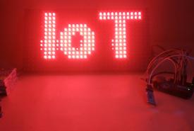 Bluetooth controlled Wireless Notice board using P10 LED Matrix Display ...